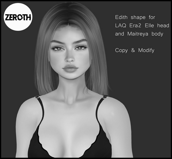 Second Life Marketplace - ZEROTH - Edith x LAQ Era2 Elle x Maitreya Lara DEMO